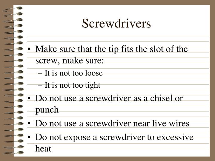 PPT - Proper Use of Hand Tools PowerPoint Presentation - ID:2411203