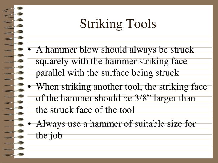 PPT - Proper Use of Hand Tools PowerPoint Presentation - ID:2411203