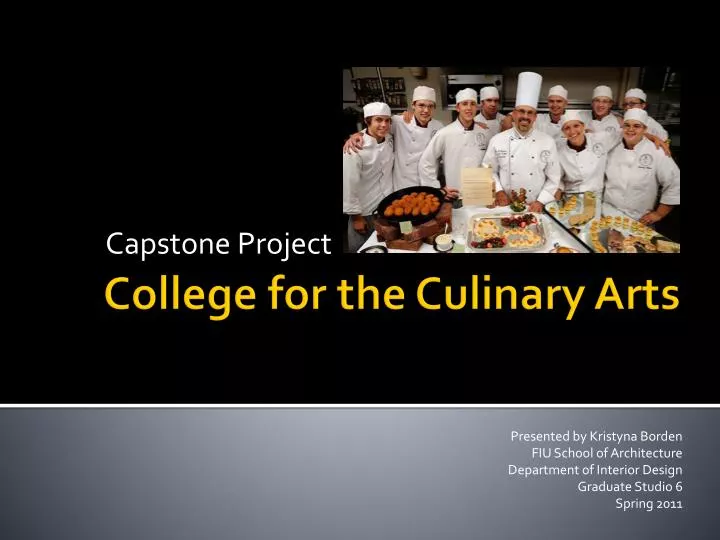 PPT - College for the Culinary Arts PowerPoint Presentation, free ...