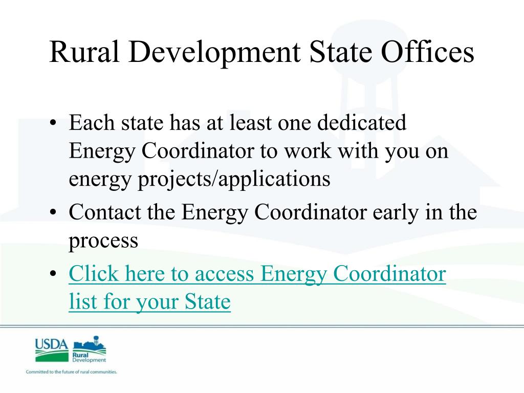 PPT - USDA Rural Development Rural Energy for America (Section 9007 ...