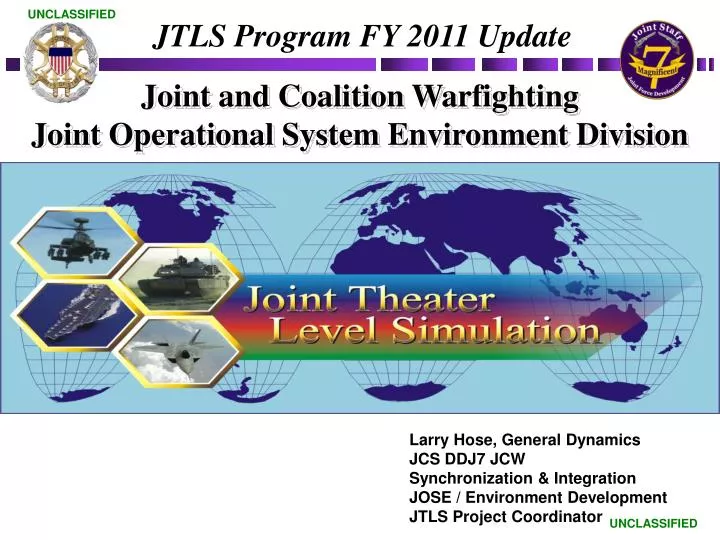 PPT - Joint and Coalition Warfighting Joint Operational System ...