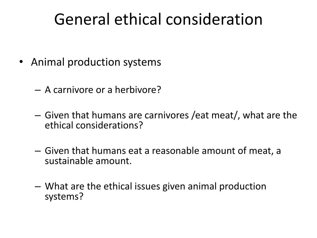 PPT - Ethical Issues in Animal Transport and Production: Balancing ...