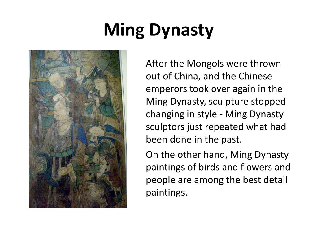 PPT - An Ancient Tradition of China the Beauty of the Ming Dynasty ...