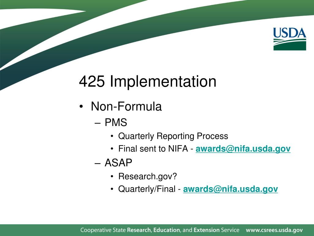PPT - National Institute of Food and Agriculture (NIFA)/USDA PowerPoint ...