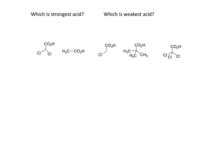 PPT - Which is strongest acid? PowerPoint Presentation, free download ...