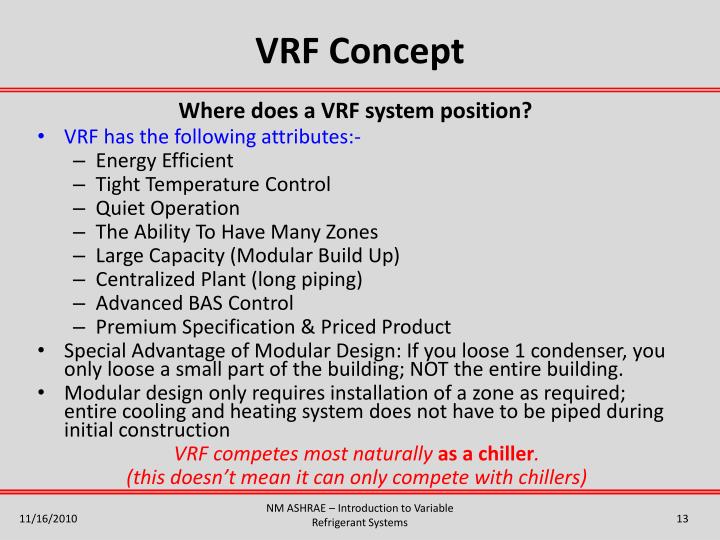 PPT - Introduction to Variable Refrigerant Flow Systems PowerPoint ...