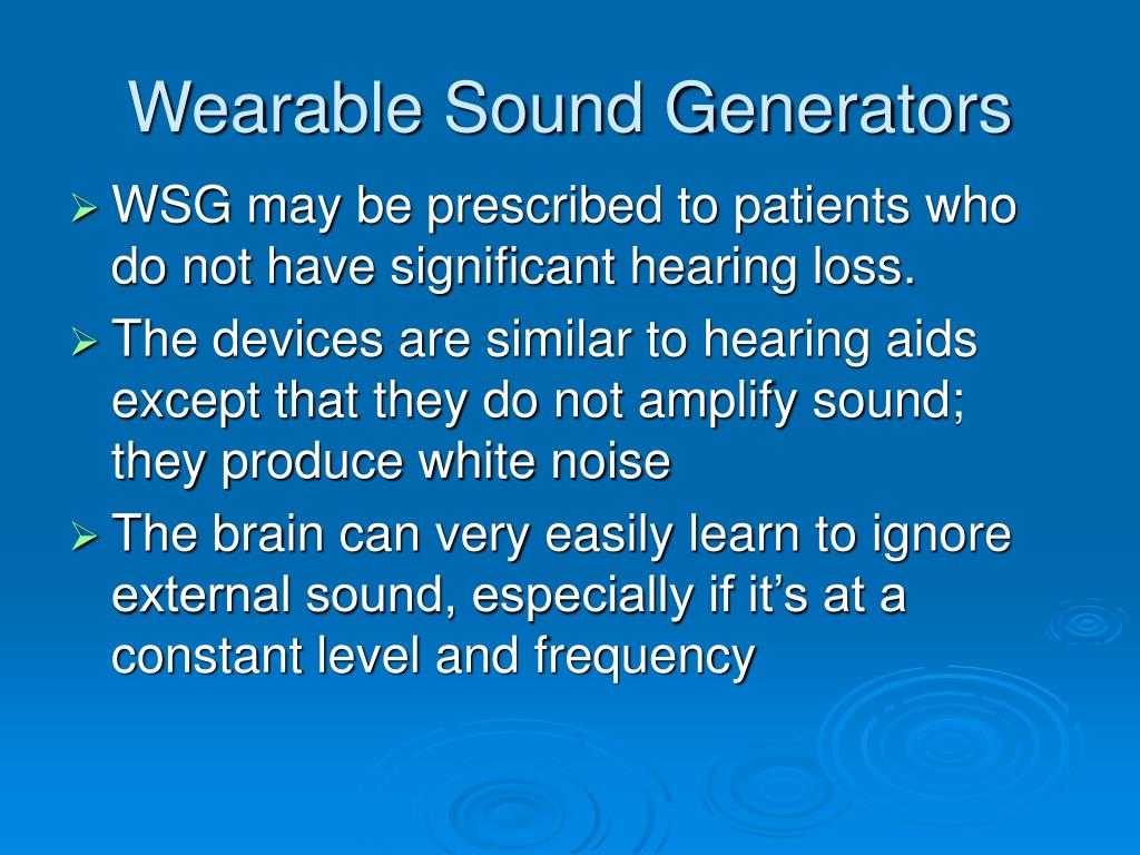 PPT - A brief history of hearing aids and tinnitus sound enrichment ...