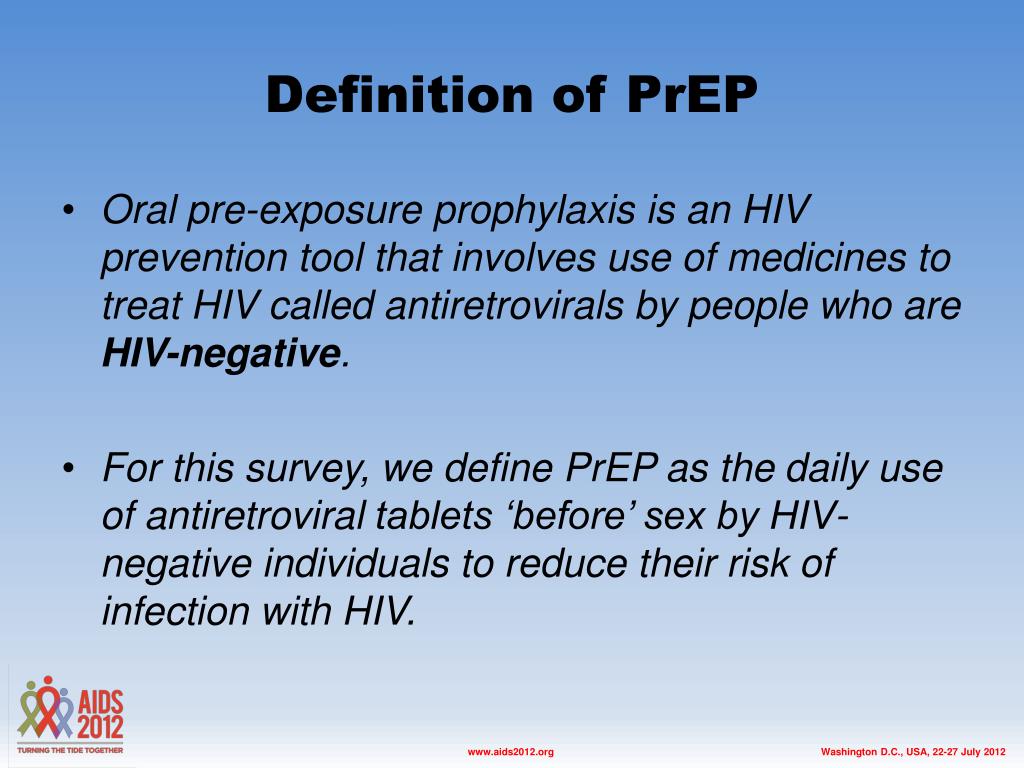 PPT - Acceptability of Pre-Exposure Prophylaxis among MSM and TG in ...