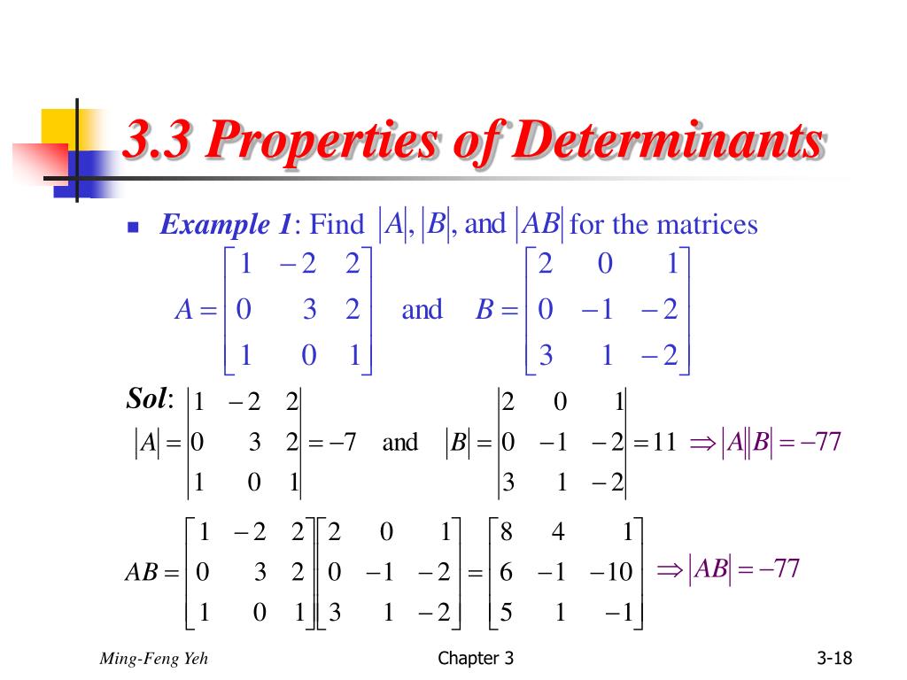 PPT - Chap. 3 Determinants PowerPoint Presentation, free download - ID ... PPT - Chap. 3 Determinants PowerPoint Presentation, free download - ID ...