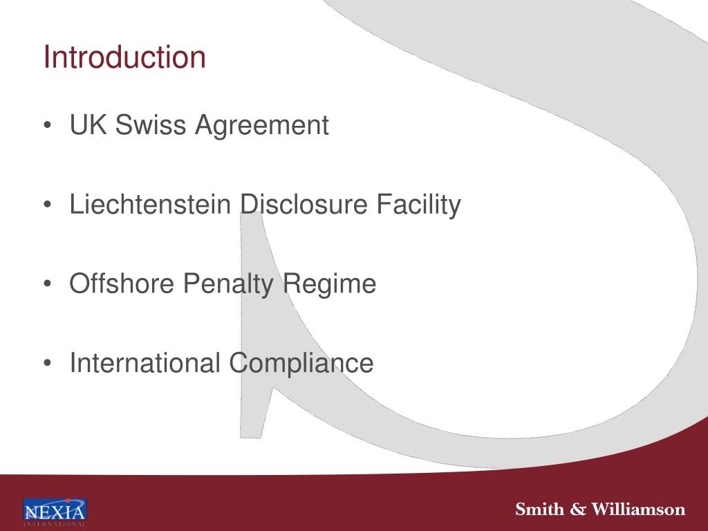 PPT - The UK-Swiss Tax Agreement PowerPoint Presentation, free download ...