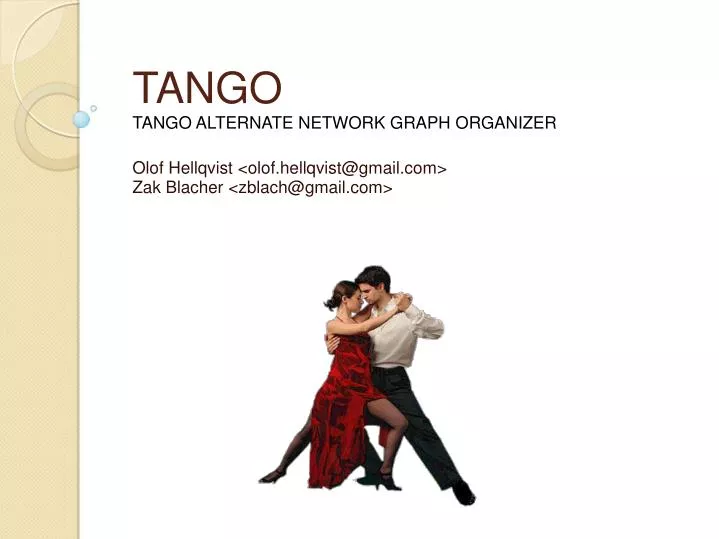 PPT - TANGO TANGO ALTERNATE NETWORK GRAPH ORGANIZER PowerPoint ...