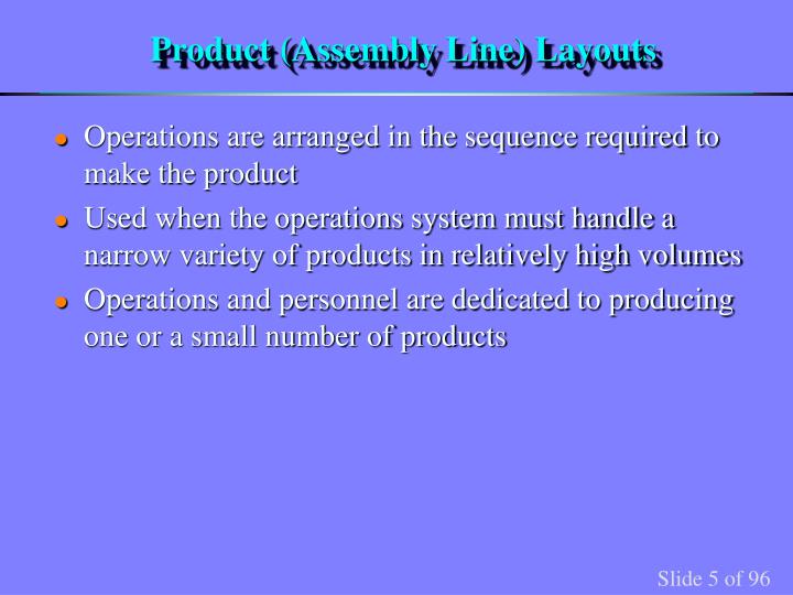 PPT - Manufacturing Process Layout PowerPoint Presentation - ID:2414674