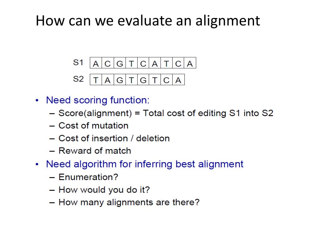 Ppt Biostatistics Lecture 15 High Throughput Sequencing And Sequence Alignment Powerpoint