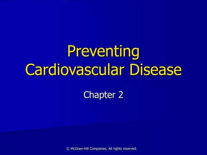 PPT - Preventing Cardiovascular Disease PowerPoint Presentation, free ...
