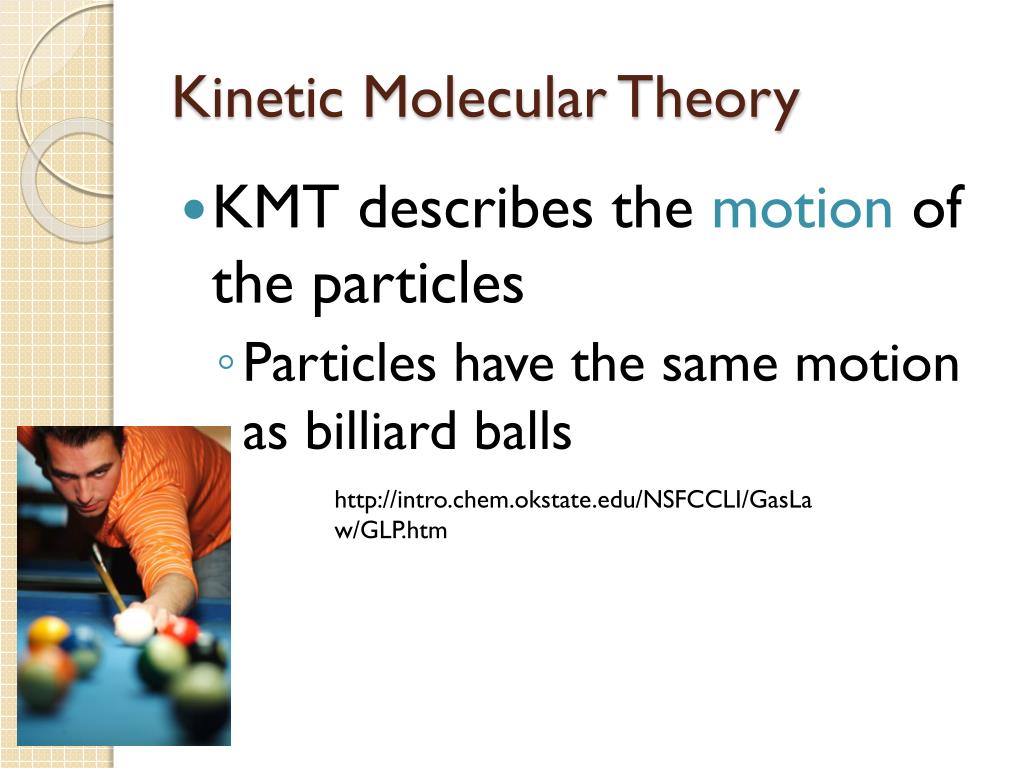 PPT - Kinetic Molecular Theory of Gases and the Gas Laws PowerPoint ...