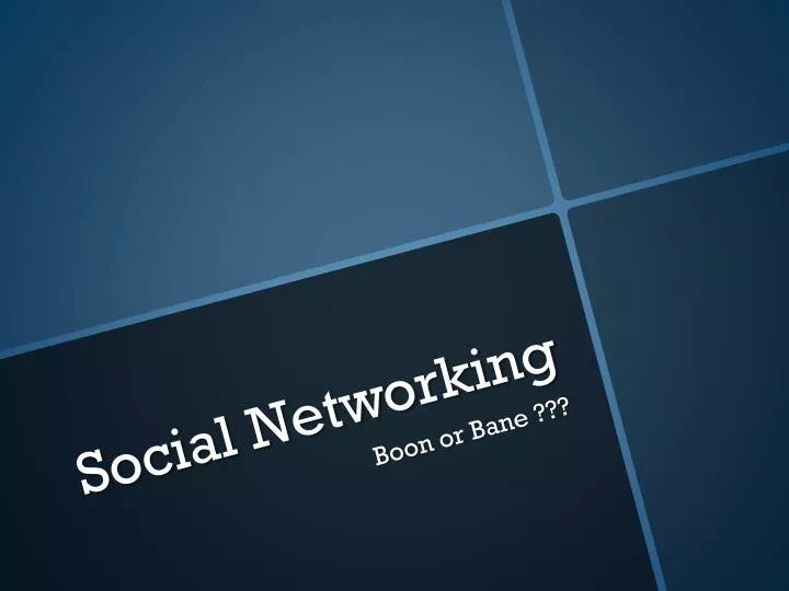 PPT - Social Networking PowerPoint Presentation, free download - ID:2415175