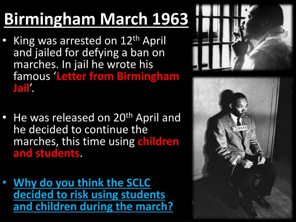 PPT - Why were the Birmingham and Washington marches so important ...