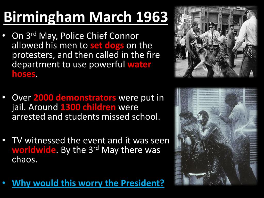 PPT - Why were the Birmingham and Washington marches so important ...