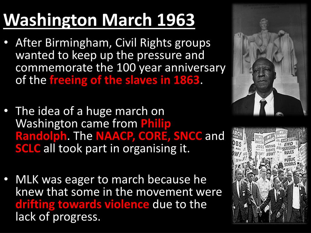 PPT - Why were the Birmingham and Washington marches so important ...