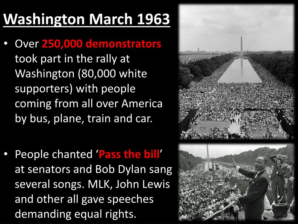 PPT - Why were the Birmingham and Washington marches so important ...
