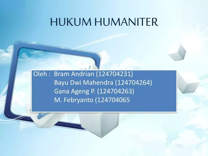 PPT - HUKUM HUMANITER PowerPoint Presentation, free download - ID:2415404
