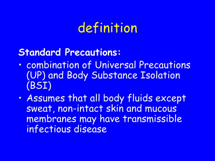 PPT - Standard Precautions PowerPoint Presentation - ID:2415954