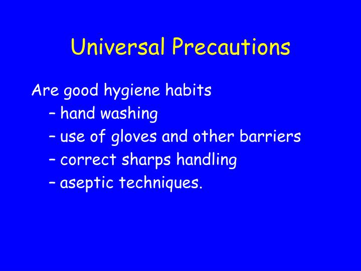 PPT - Standard Precautions PowerPoint Presentation - ID:2415954