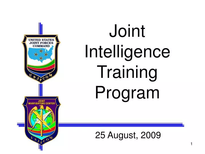 PPT - Joint Intelligence Training Program PowerPoint Presentation, free ...