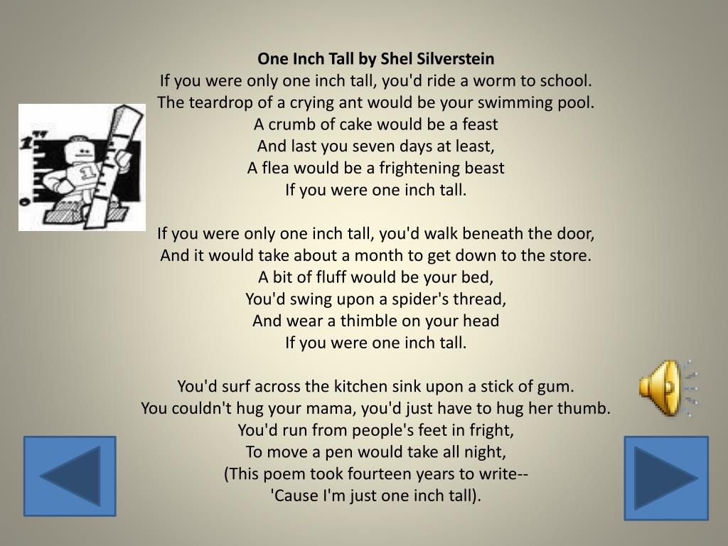 PPT - The Best of Shel Silverstein Read by Rebecca Godinez PowerPoint ...