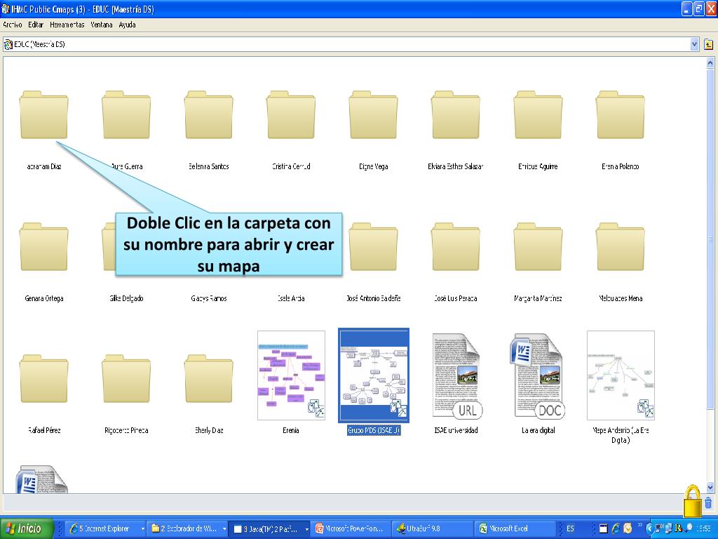 PPT - Recorrido Para Acceder a Mi Carpeta de Mapas Conceptuales ...