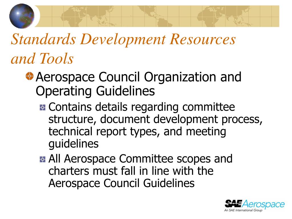 PPT - Welcome to Day 2 of the SAE Aerospace Standards Division ...