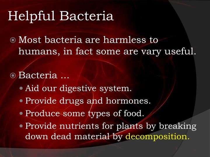 PPT - Helpful Bacteria PowerPoint Presentation - ID:2416653