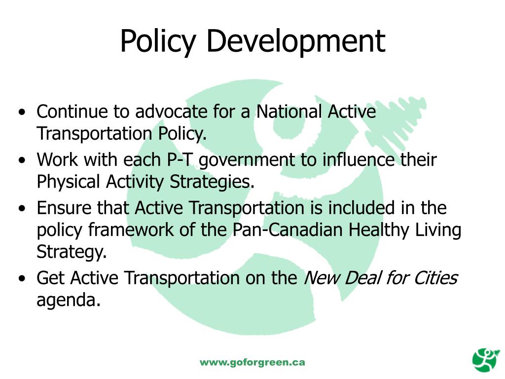 PPT - Active Transportation: Toward a Canadian National Strategy ...