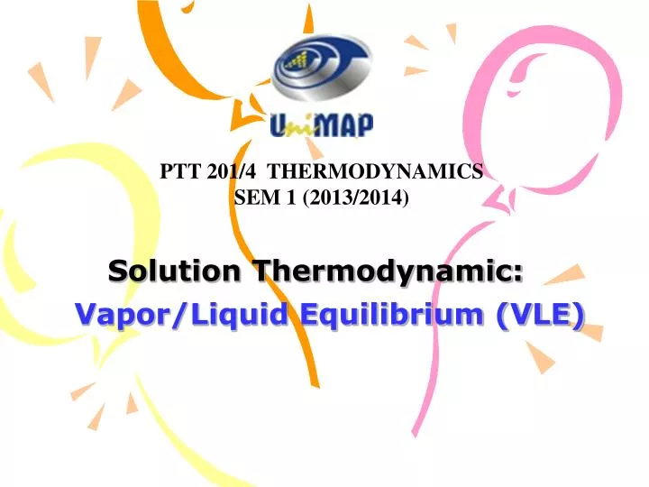 PPT - Solution Thermodynamic: PowerPoint Presentation, free download ...