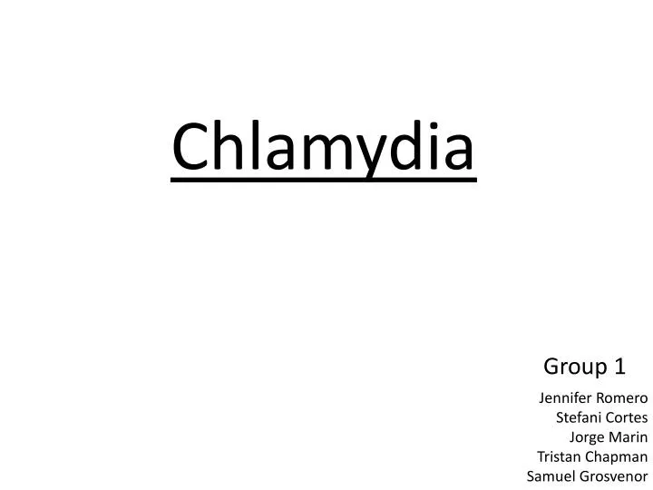 PPT - Chlamydia PowerPoint Presentation, free download - ID:2417254