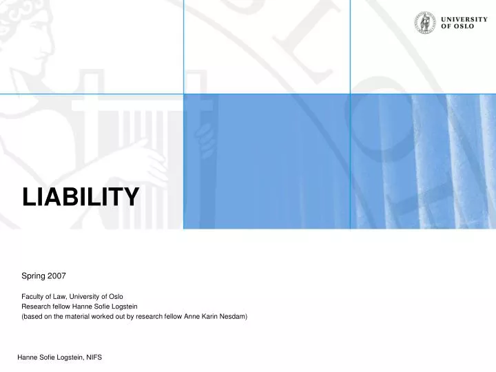 PPT - LIABILITY PowerPoint Presentation, free download - ID:2417303