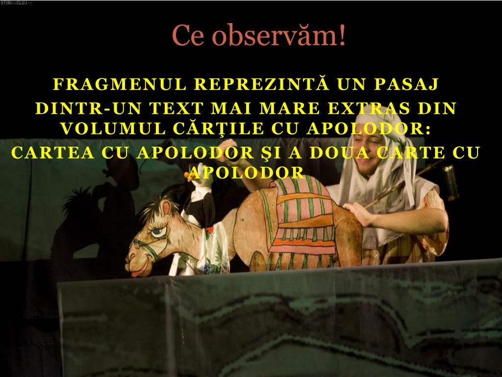PPT - C ărţile cu Apolodor de Gellu Naum clasa a V-a obiective ...