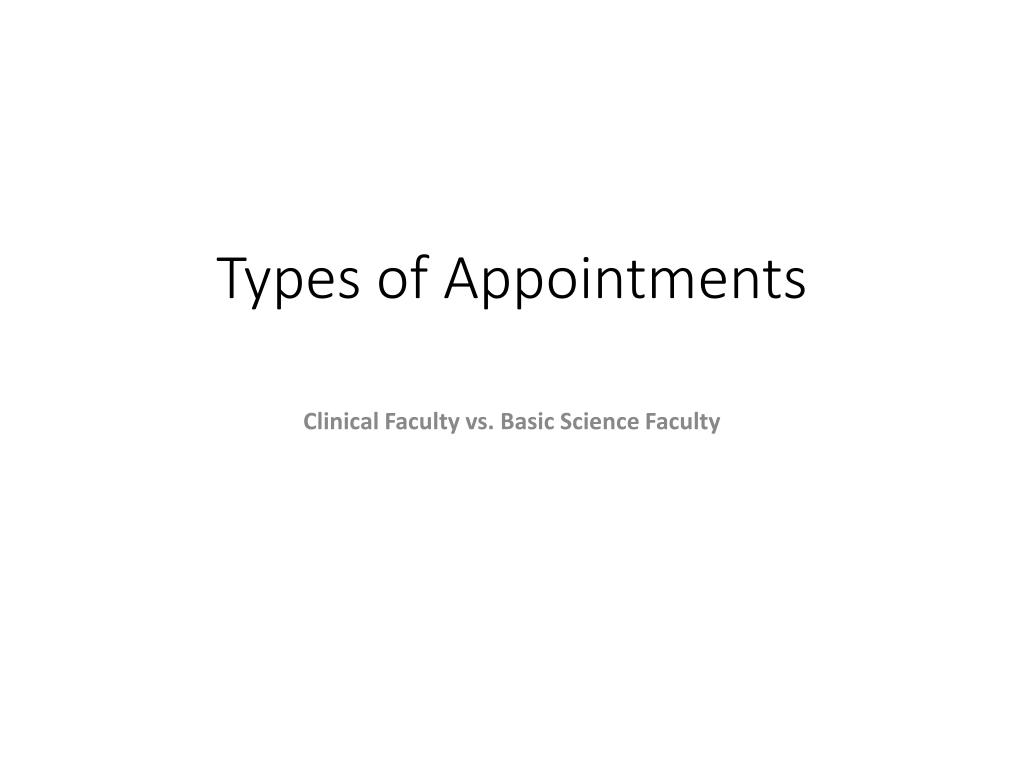 PPT - Managing Faculty Appointments at Academic Medical Centers ...