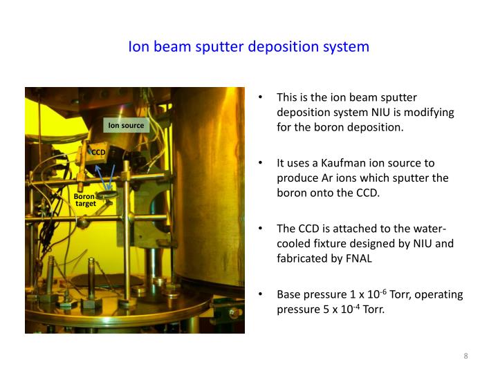 PPT - Northern Illinois University’s ion beam sputtering system for ...