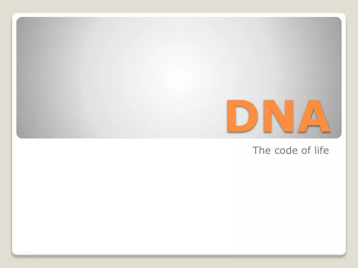 PPT - DNA PowerPoint Presentation, free download - ID:2419144