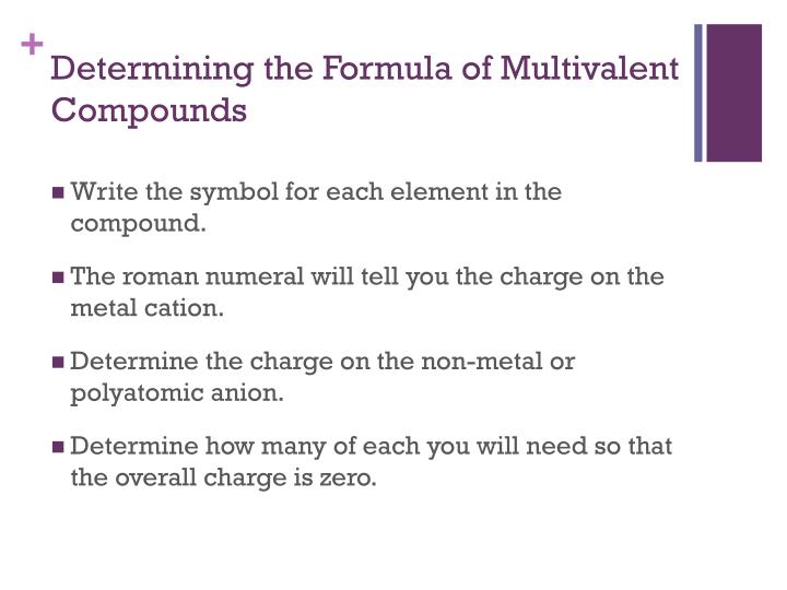 PPT - Ionic Compounds Containing Multivalent Ions PowerPoint ...