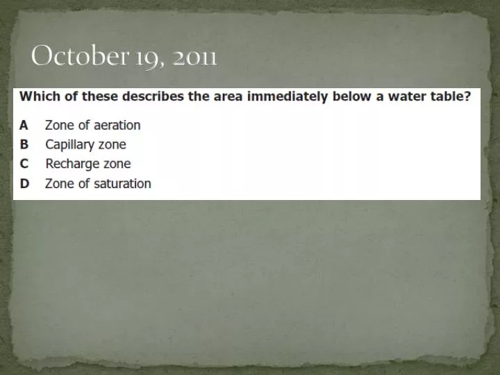PPT - October 19, 2011 PowerPoint Presentation, free download - ID:2421082
