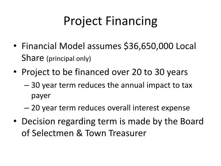 PPT - Project Financing PowerPoint Presentation, free download - ID:2421835