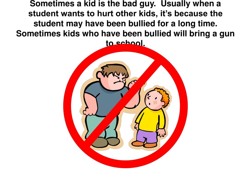 PPT - The Bad Guys A Student/Teacher Guide to School Safety and ...