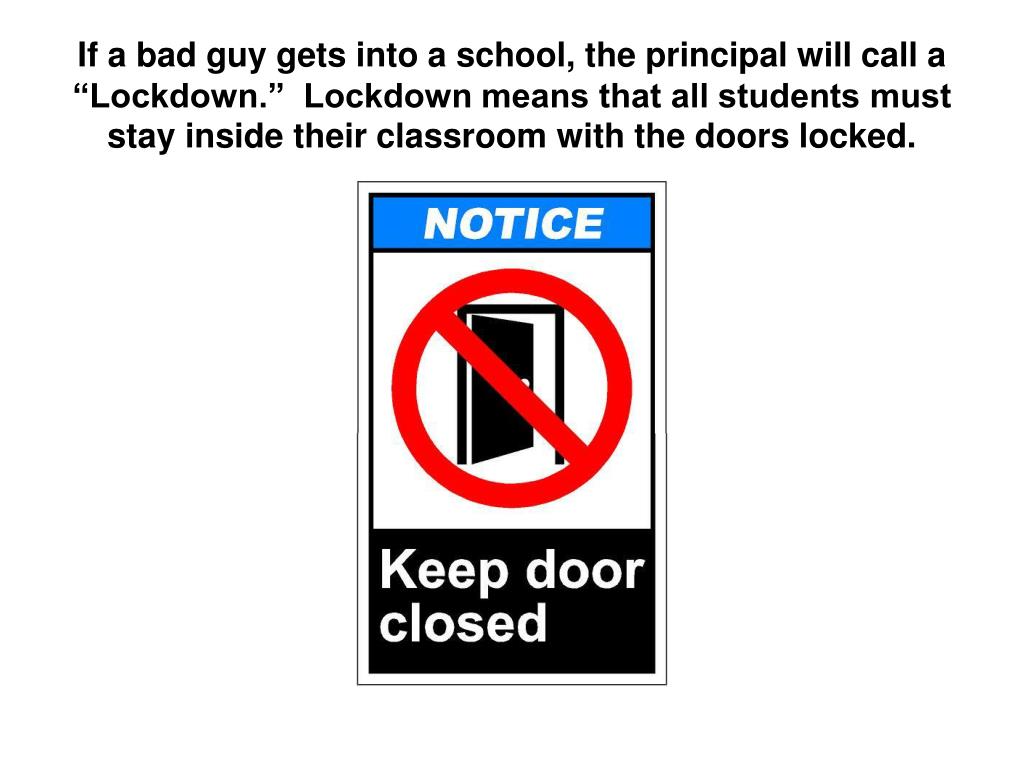 PPT - The Bad Guys A Student/Teacher Guide to School Safety and ...