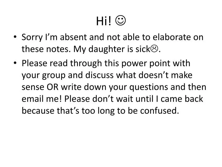 PPT - Hi! PowerPoint Presentation, free download - ID:2422435