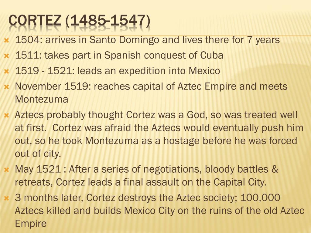 PPT - Spanish soldiers who came to the New World to help conquer and ...