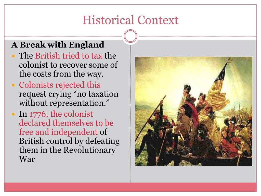 PPT - Early American Writing Historical Context 1600-1800 PowerPoint ...