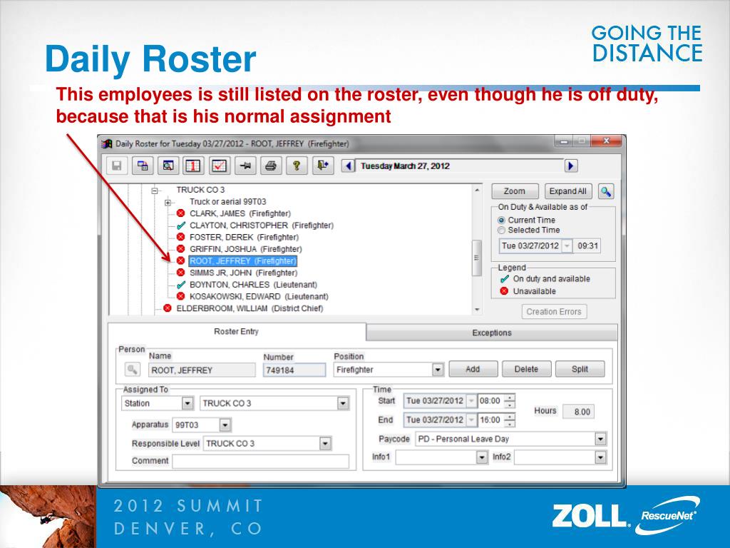 PPT - Roster Module Presented by Edward Kosakowski Fire Lieutenant ...