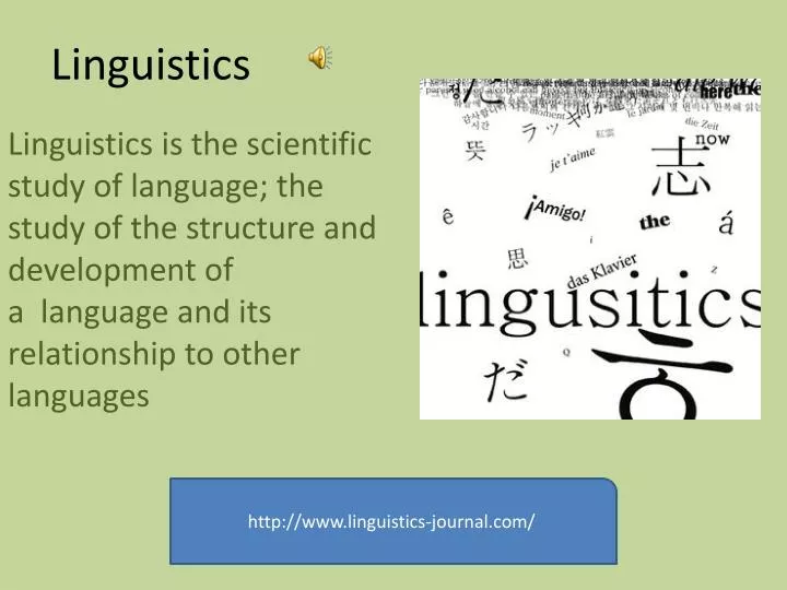 PPT - Linguistics PowerPoint Presentation, free download - ID:2423771